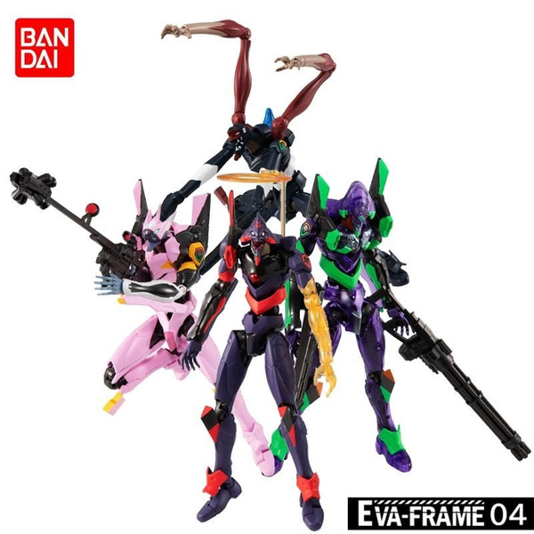 Фигурка Bandai EVA Frame04 evangelion полный набор, 4 шт 13см - купить ...