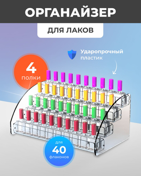 Аксессуар для маникюра Orgplex Органайзер для лаков - купить по ...