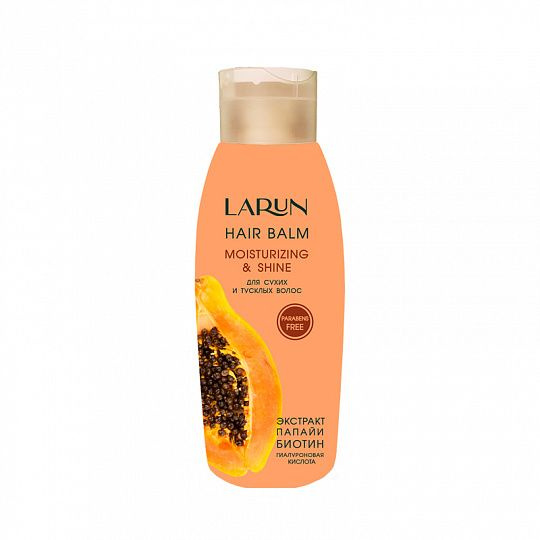 Larun Бальзам для сухих и тусклых волос, Moisturizing & Shine, 500мл ...