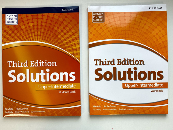Solutions Upper-intermediate Third Edition, Student Book + Workbook + CD ( учебник, раб.тетрадь ...
