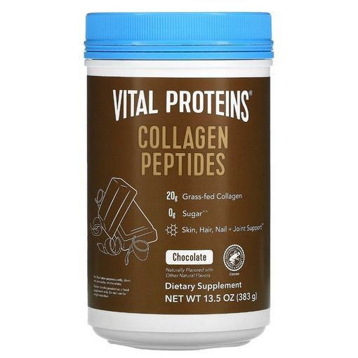 Vital Proteins, Collagen peptides Коллагена пептиды, шоколад, 383 г ...