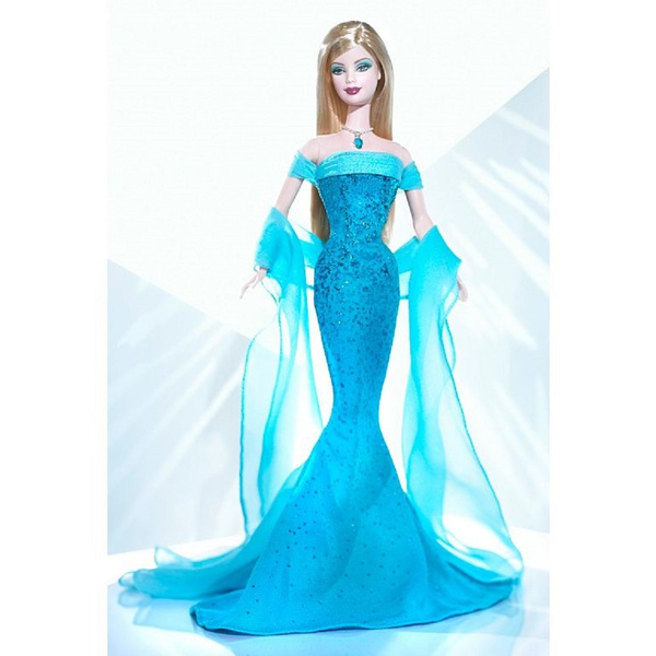 Кукла Barbie December Turquoise (Барби Декабрь Бирюза) купить на OZON ...