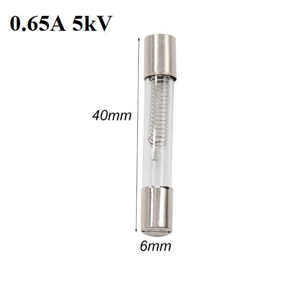 Стеклянный предохранитель для микроволновки 5кВ 0.65А (650mA) СВЧ - купить с доставкой по ...