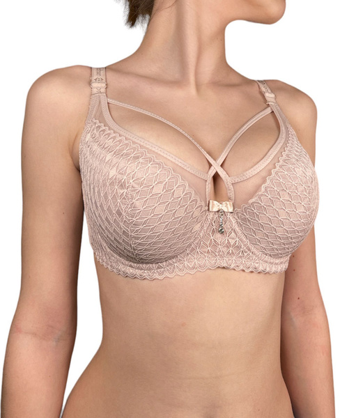 Бюстгальтер Женский VE.NU.S формованная чашка, размер 85D светло-розовый Вечерний/праздничный ...