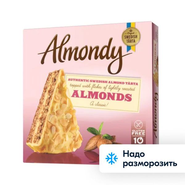 Торт Миндальный Almondy, замороженный, 400 г - купить с доставкой по ...