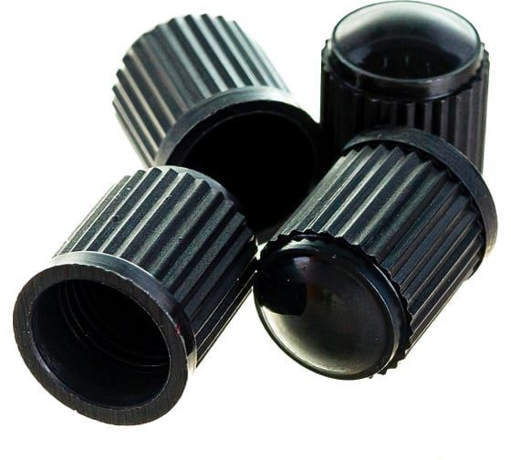 Набор черных пластиковых колпачков для ниппеля колеса, 4 шт MasterProf АС.010009 купить на OZON ...