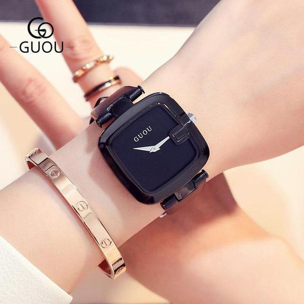 GUOU Часы наручные Кварцевые Guou 8190 - купить с доставкой по выгодным ...