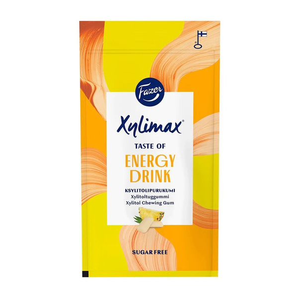 Жевательная резинка FAZER Xylimax Taste of Energy drink 38 г (из ...