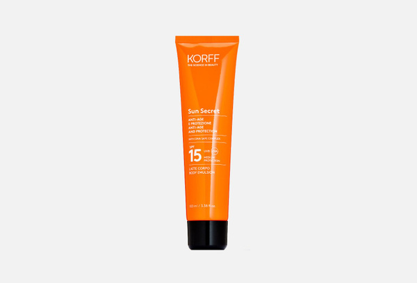 KORFF Солнцезащитная эмульсия для тела SPF 15 - купить с доставкой по ...
