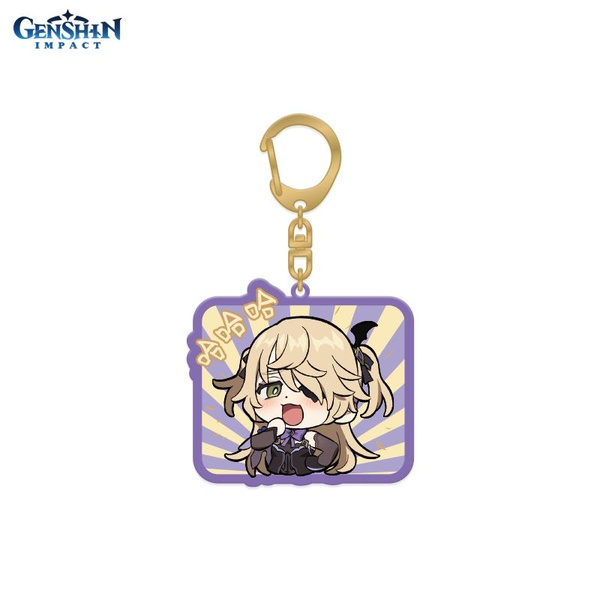 Брелок акриловый Геншин Chibi Expressions Character Acrylic Keychain ...