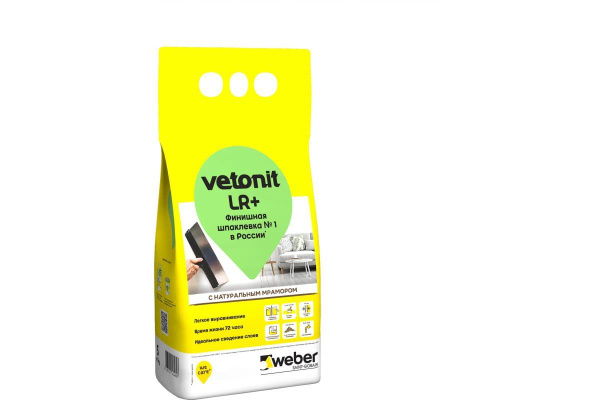 Финишная шпаклевка Vetonit LR+ 5 кг купить по низкой цене с доставкой в ...