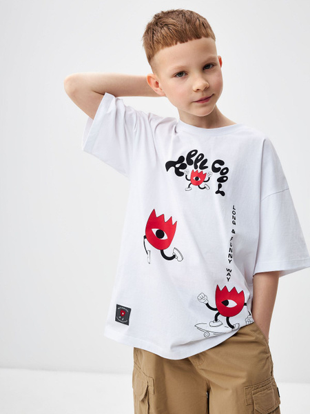 Футболка Sela, размер 164, цвет белый, 100% хлопок - купить по выгодной цене в интернет-магазине ...