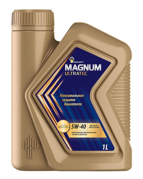 Масло моторное Rosneft magnum ultratec 5W-40 Синтетическое 1 л 40815432 ...