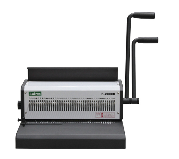 Переплетчик Bulros K-2000R на металлическую пружину 3:1. 350мм. 20/120 листов, круглые отверстия ...