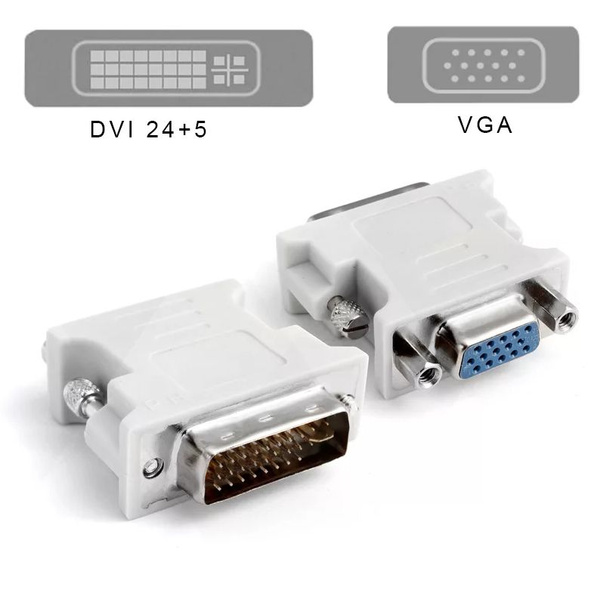 Характеристики Переходник DVI-M (male) x VGA(15F) Ritmix RCC-070 (белый) подробное описание ...
