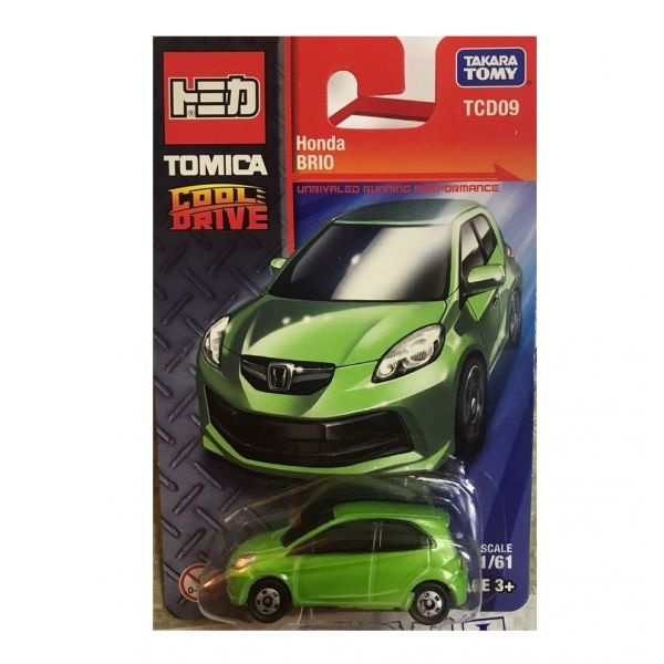 Масштабная модель машины 1/64 Tomica Cool Drive - Honda BRIO (зеленая ...