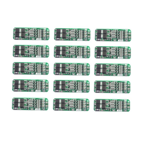15 шт. 20A литиевая батарея Зарядное устройство PCB BMS Защитная плата ...