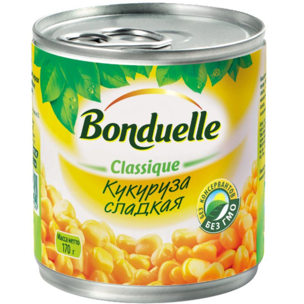Кукуруза Bonduelle Classique сладкая, 170г - купить с доставкой по выгодным ценам в интернет ...