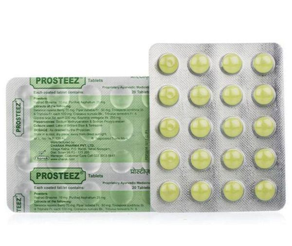 Простиз Чарак (Prosteez Charak), 2 упаковки по 20 таблеток - купить с ...