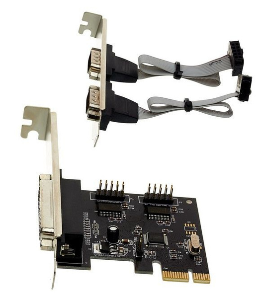 Контроллер ExeGate EXE-303 PCI-E, 2*COM port + 1*LPT (OEM) EX281226RUS ...