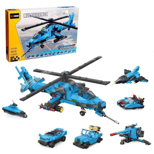 Конструктор Technic Decool "Боевой вертолёт 13 в 1,727 деталей. купить на OZON по низкой цене ...