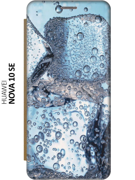 Чехол-книжка на Huawei nova 10 SE, Хуавей нова 10 СЕ c принтом "Лед и ...