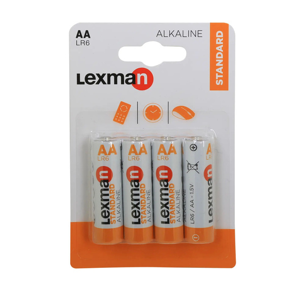 Lexman Батарейка AA, Гибридный тип, 4 шт - купить с доставкой по ...