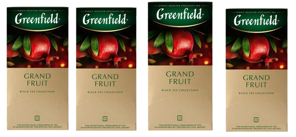 Чай GREENFIELD (Гринфилд) "Grand Fruit" 25 пак.- 5уп - купить с ...