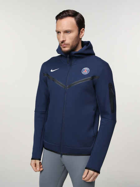 Толстовка Nike Psg M Nsw Tch Flc Hoodie Fz Wr купить на OZON по низкой ...