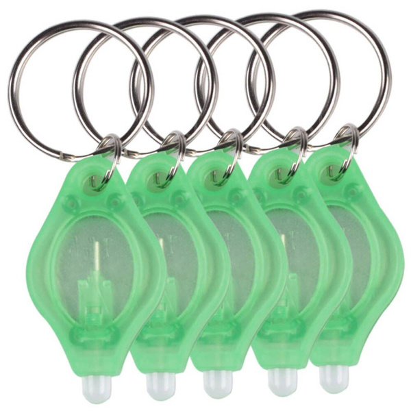 10 шт./лот мини-брелок Squeeze Light, микро светодиодный брелок фонарик ...