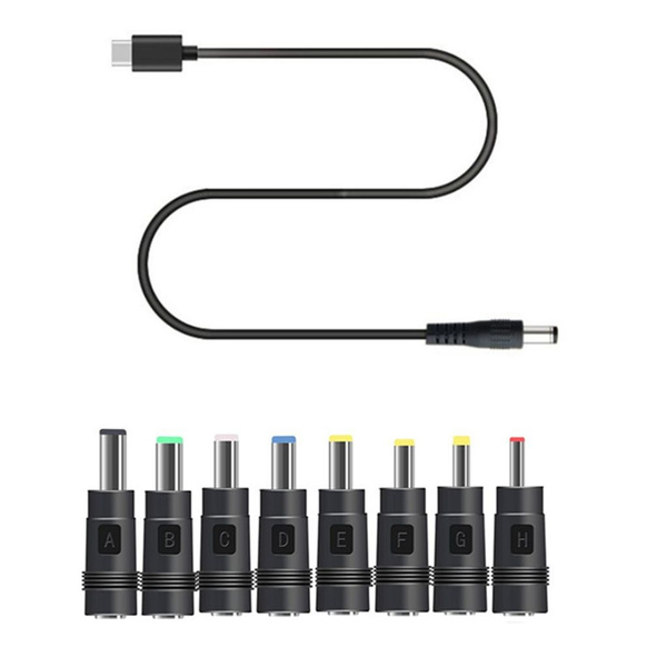 TypeC DC5V до 12V 9V Power-Cable TypeC to DC-Jack Adapter Wire Usb ...