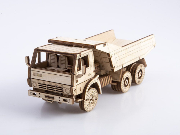 Baumi Сборная модель из дерева КАМАЗ-5511 самосвал, 1/43 - купить с доставкой по выгодным ценам ...