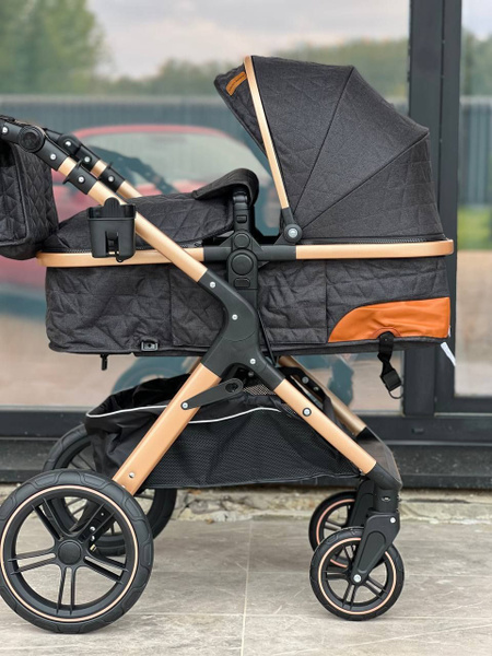 Коляска 2в1 Ining Baby X1 трансформер детская от 0-3 лет С реверсивным ...