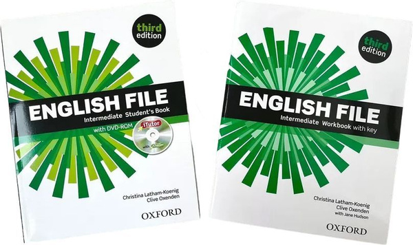 English File Intermediate (Third Edition) Student book + Workbook + CD ...