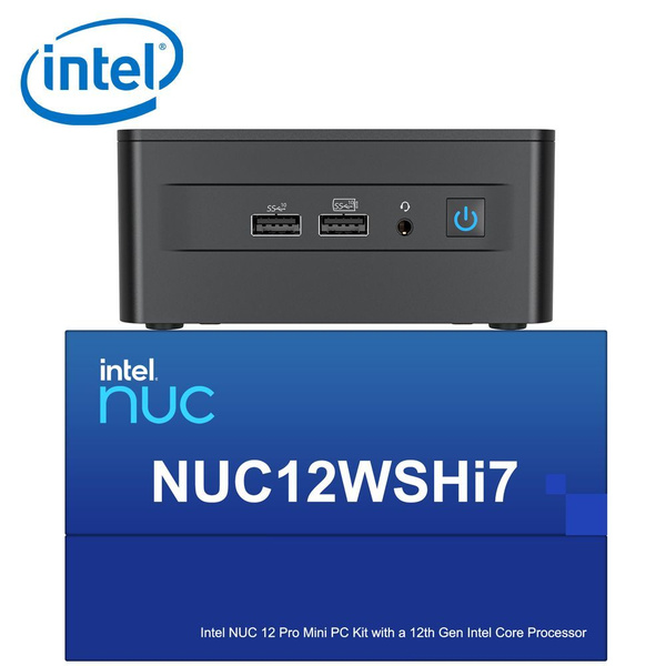 Intel Мини-ПК NUC 12 Pro (Intel Core i7-1260P, RAM 32 ГБ, SSD 1024 ГБ ...