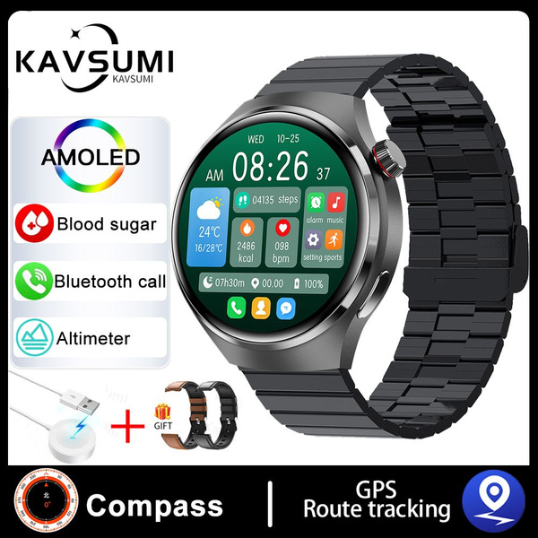 Характеристики KAVSUMI Умные часы GT4 Pro, Black Steel B2 подробное ...