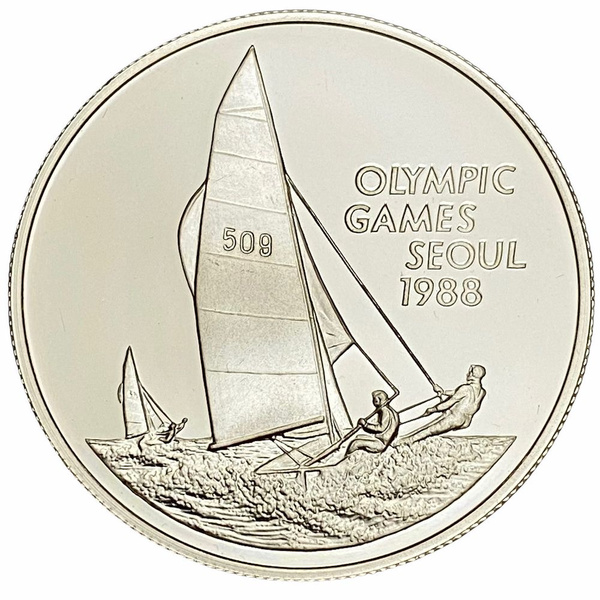 Каймановы острова 5 долларов 1988 г. (Олимпийские игры в Сеуле 1988) - купить в интернет ...