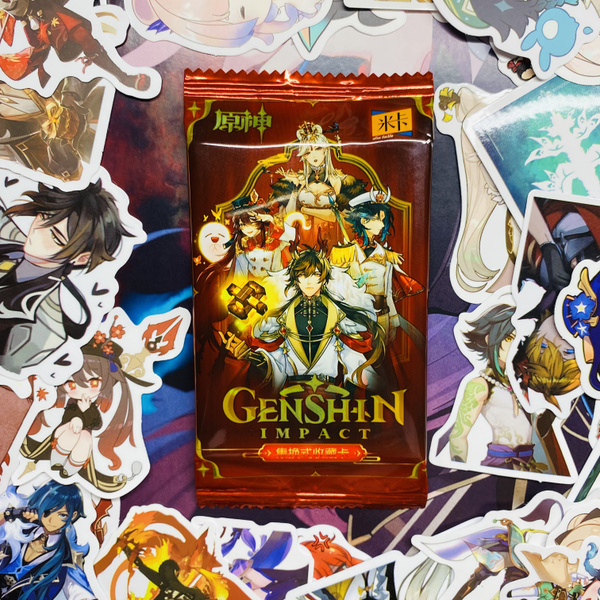 Коллекционные карточки 1 пак Genshin Impact (Геншин Импакт) - купить с доставкой по выгодным ...
