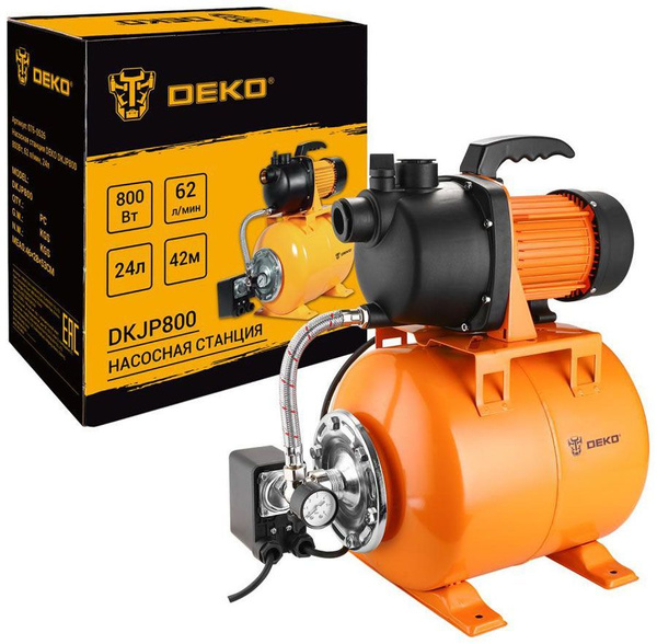 Насосная станция DEKO DK800, 220 л/мин - купить по выгодной цене в ...