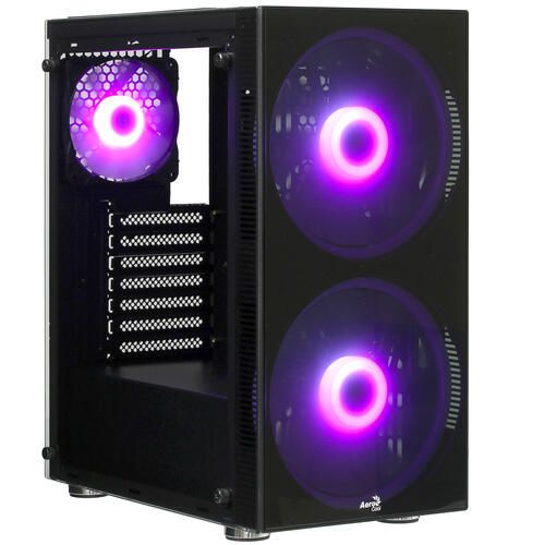 Aerocool Компьютерный корпус AeroCool Python, черный (Python-G-BK-v1 ...