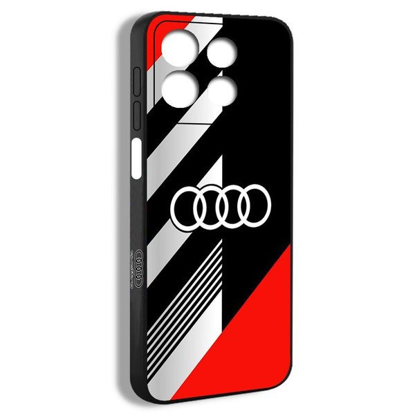 чехол для смартфона Подходит для Infinix Note 30 4G логотипом Audi ...