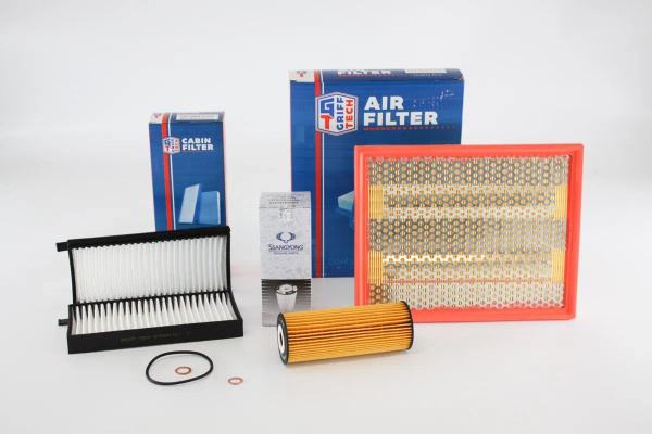 Комплект фильтров для Санг Енг Актион, Кайрон (оригинальный масляный ...