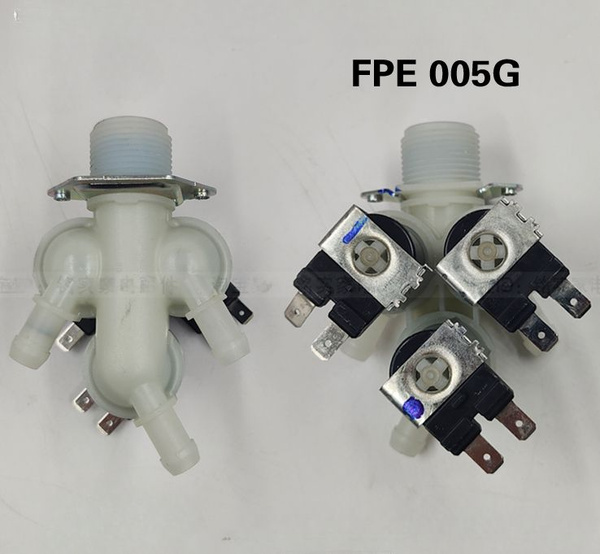 Трехголовочный впускной клапан для стиральной машины FPE005G FPE-005G - купить с доставкой по ...