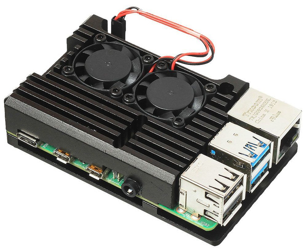 Металлический корпус радиатор для Raspberry Pi 4 охлаждение кейс