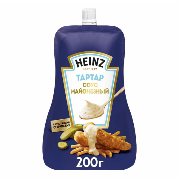 Соус Heinz Тартар для вторых блюд 200 г - купить с доставкой по ...