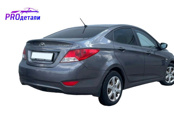 Бампер задний в цвет кузова Hyundai Solaris 1 Хендай Солярис (2011-2014 ...