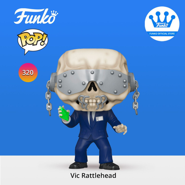 Фигурка Funko POP! Rocks Megadeth Vic Rattlehead/Фанко ПОП в виде ...