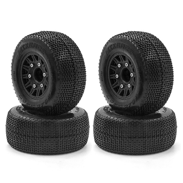 RC Wheel Tyres RC Car Tyres 4pcs Замена для 1/10 Short-Course Truck 727 ...
