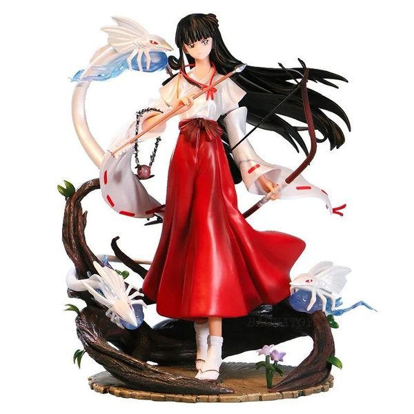 фигурка аниме ( Inuyasha Anime Figure Kikyo GK Statue Kiky PVC) 27см ...