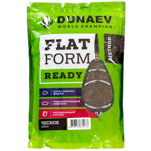Прикормка Dunaev Flat Feeder Ready Чеснок 3 кг. купить на OZON по низкой цене (2309503379)